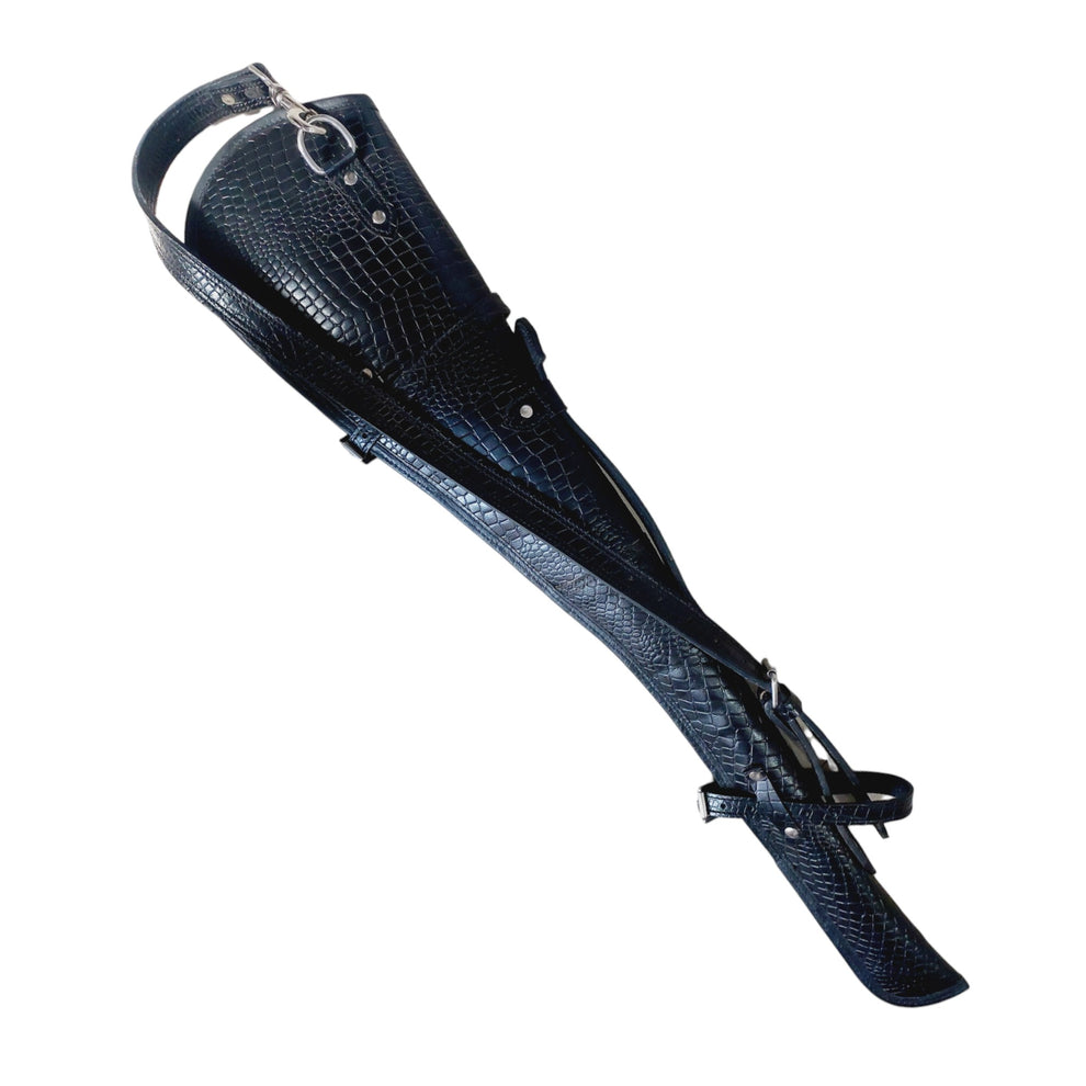 Western Rifle Scabbard – Croco Style Full Grain Leather – 33" Long Han ...